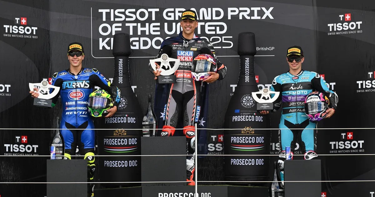 Aron Canet Start Posisi Depan Moto 2 Inggris dan Finish Urutan 4 ...